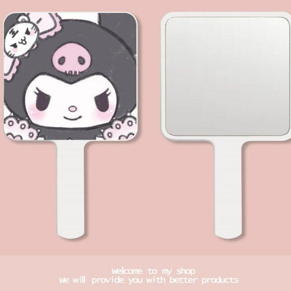 Sanrio | Makeup | Sanrio Kuromi Hand Mirror Small White W Kuromi In ...